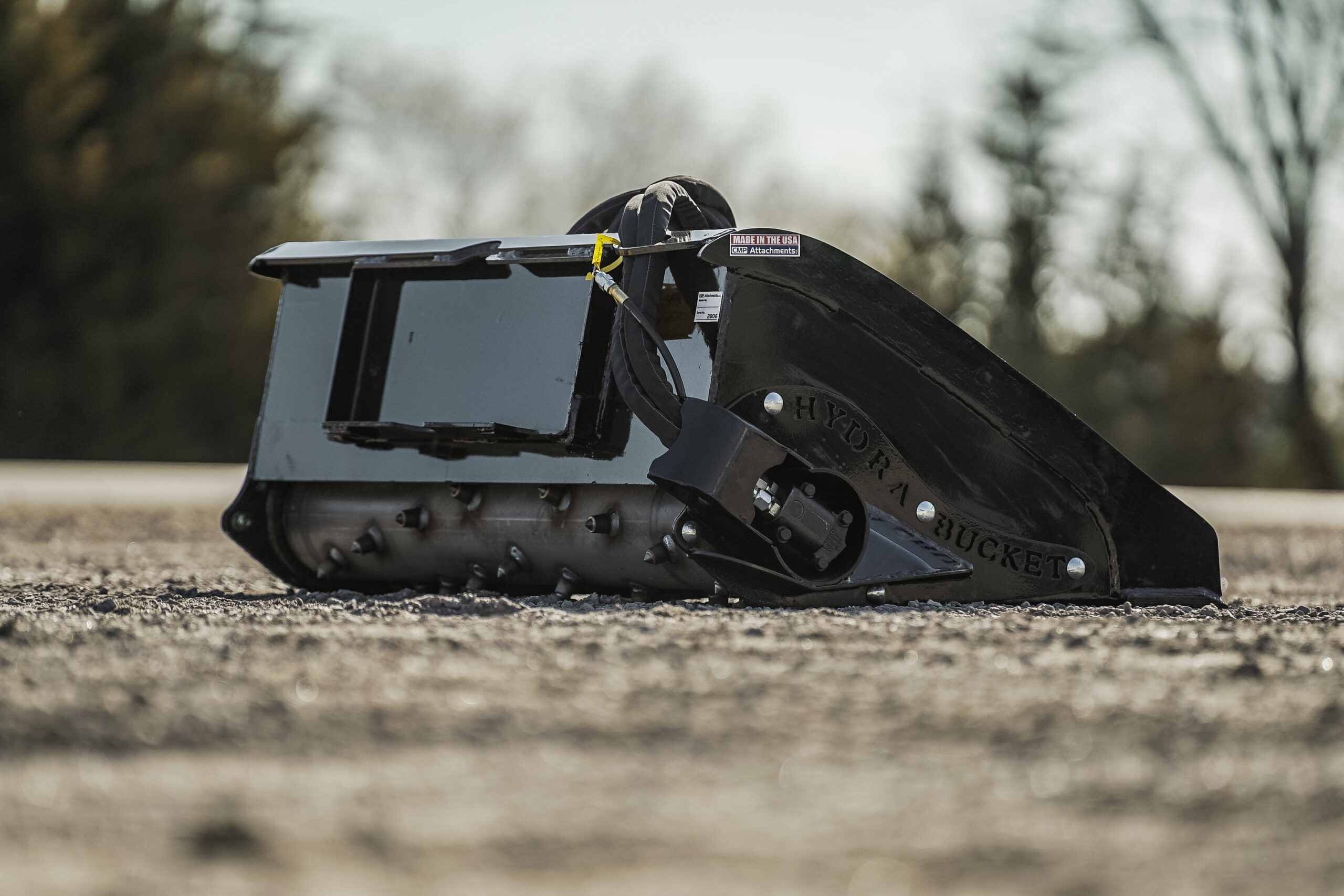 Mini Skid Steer Attachments - Soil Conditioner Bucket