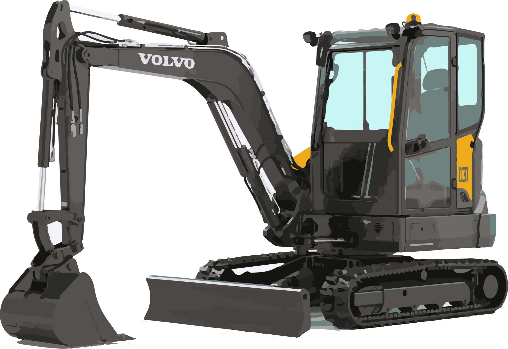 Volvo Excavators Attachments - Grapple & Bucket Attachments